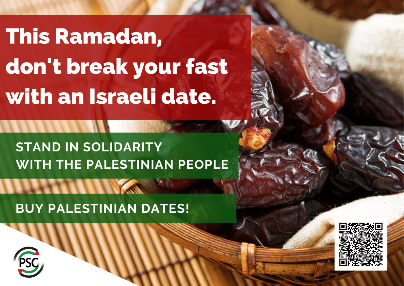 Boycott Dates Leaflets (148 × 105 mm) - Palestine Solidarity Campaign